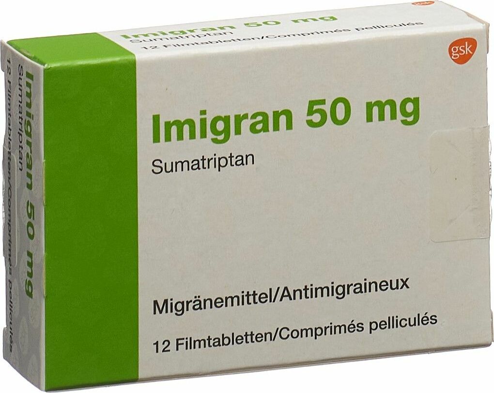 Imigran 50 Filmtabletten 50mg 12 Stück in der Adler Apotheke