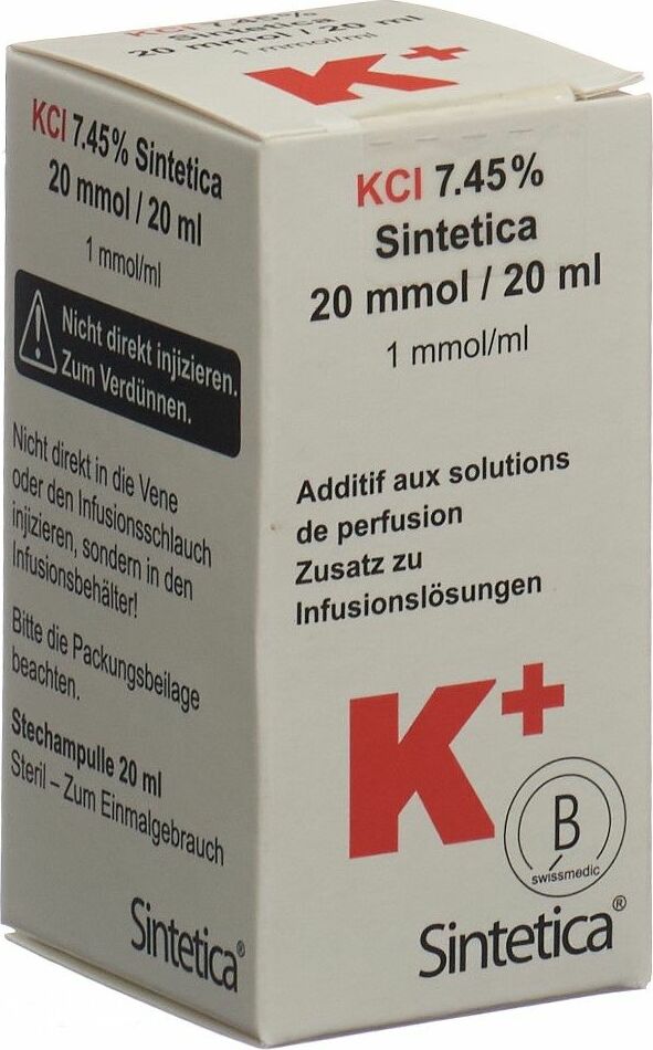 Kcl 7 45 Sintetica 20 Mmol 20ml Vial 20ml In Der Adler Apotheke