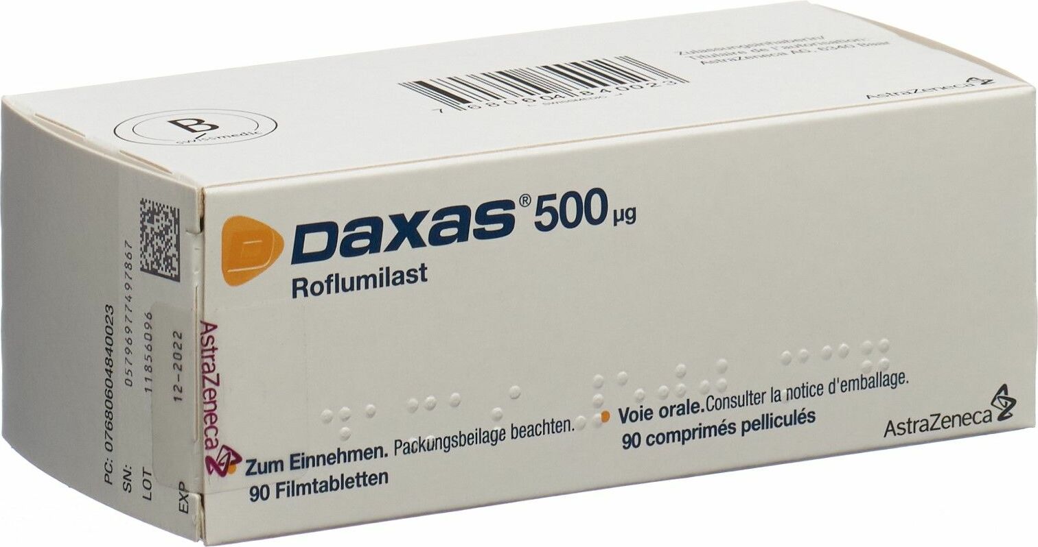 Daxas Filmtabletten 500mcg 90 Stück in der Adler Apotheke