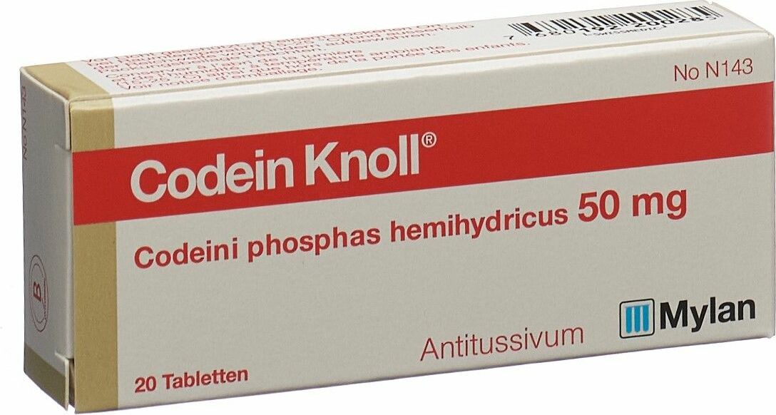 Codein Knoll Tabletten 50mg 20 Stück in der Adler Apotheke