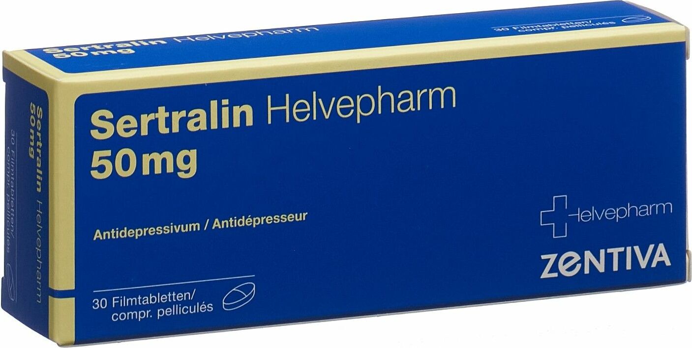 Sertralin Helvepharm Filmtabletten 50mg 30 Stück in der Adler Apotheke
