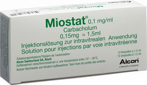 Miostat Injektionslösung 12 Ampullen 1.5ml in der Adler Apotheke