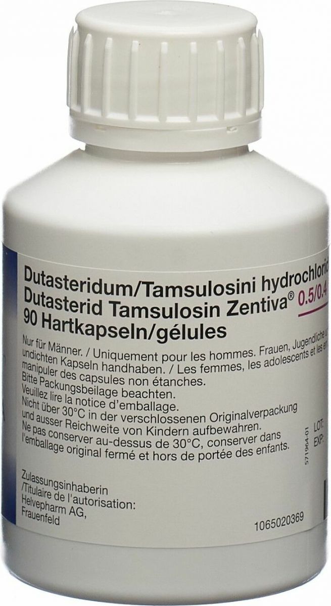 Dutasterid Tamsulosin Zentiva 0.5/0.4mg Flasche 90 Stück in der Adler ...