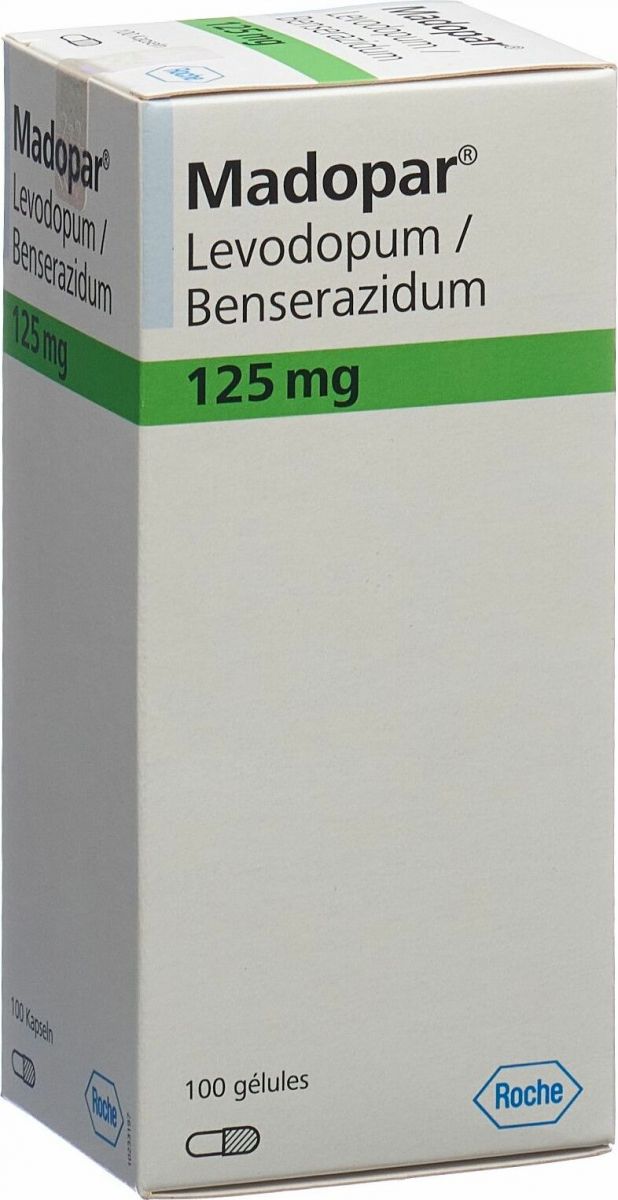Madopar 125 Kapseln 125mg 100 Stück in der Adler Apotheke