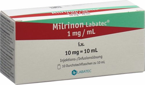 Milrinon Labatec Injektionslösung 1mg/ml 10 Durchstechflaschen 10ml in ...