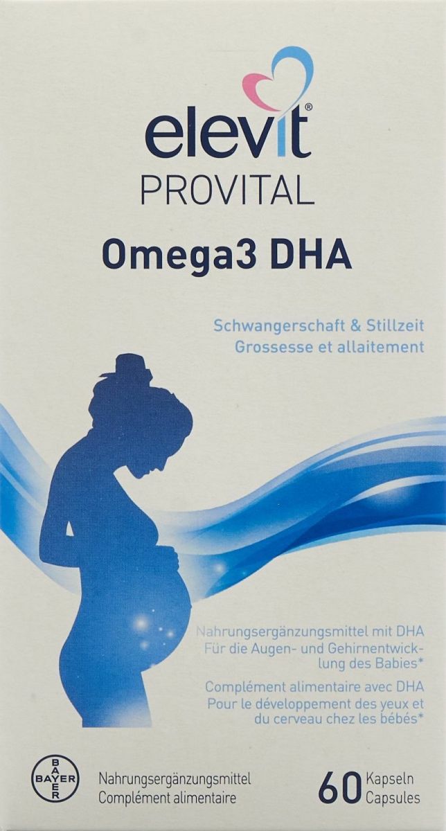 Elevit Omega3 DHA Kapseln 60 Stück in der Adler Apotheke