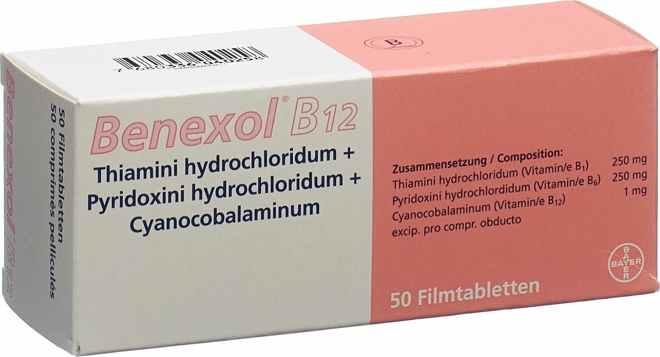 Benexol B 12 Tabletten 50 Stück in der Adler Apotheke