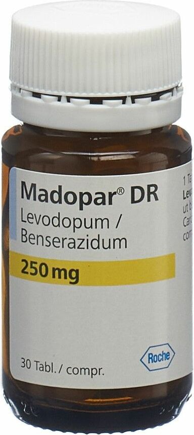 Madopar Dr Tabletten 250mg 30 Stück in der Adler Apotheke