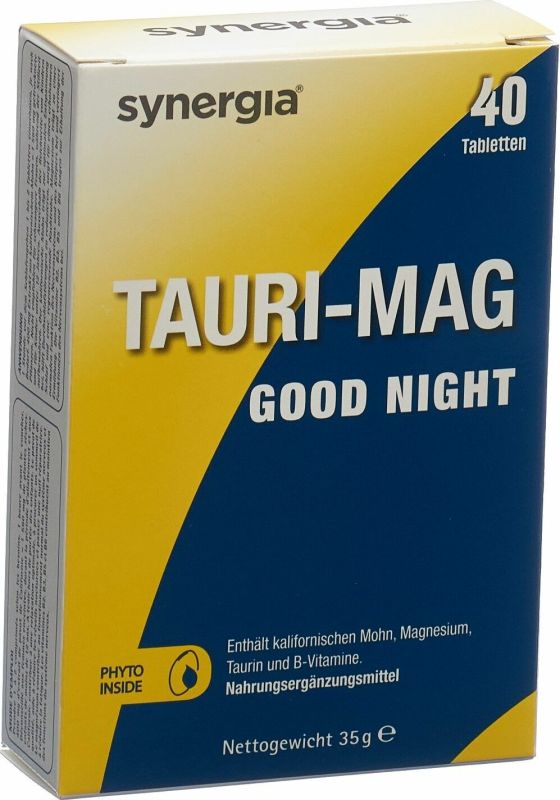Synergia Tauri-Mag Good Night Tabletten 40 Stück in der Adler Apotheke