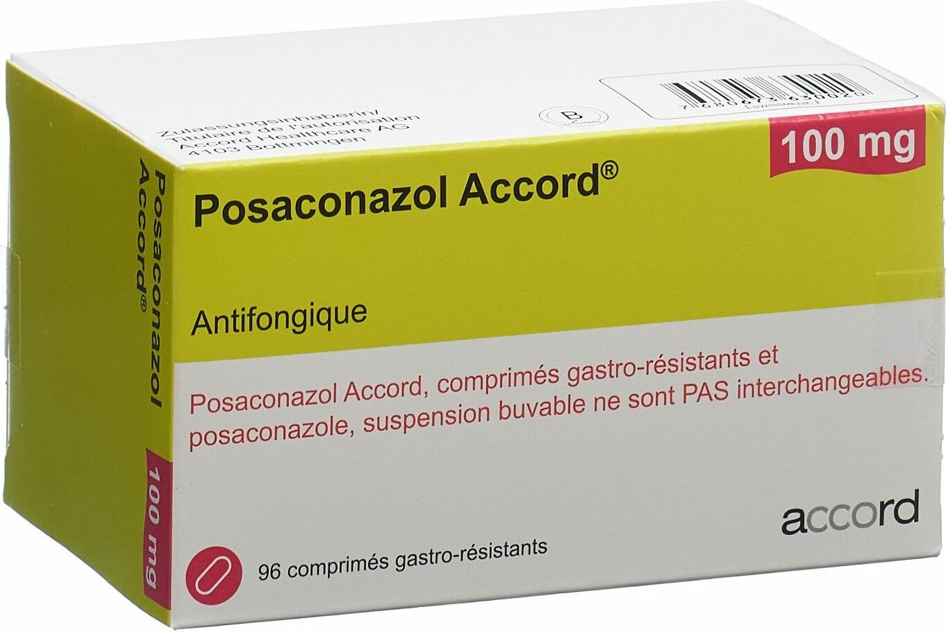 Posaconazol Accord Tabletten 100mg 96 Stück in der Adler Apotheke