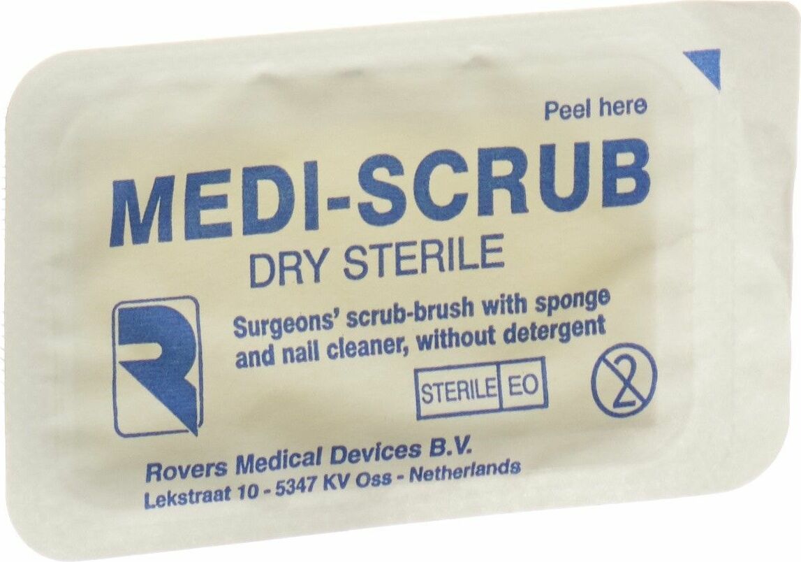 Medi Scrub 1x Handwaschbürste Trocken Steril in der Adler Apotheke