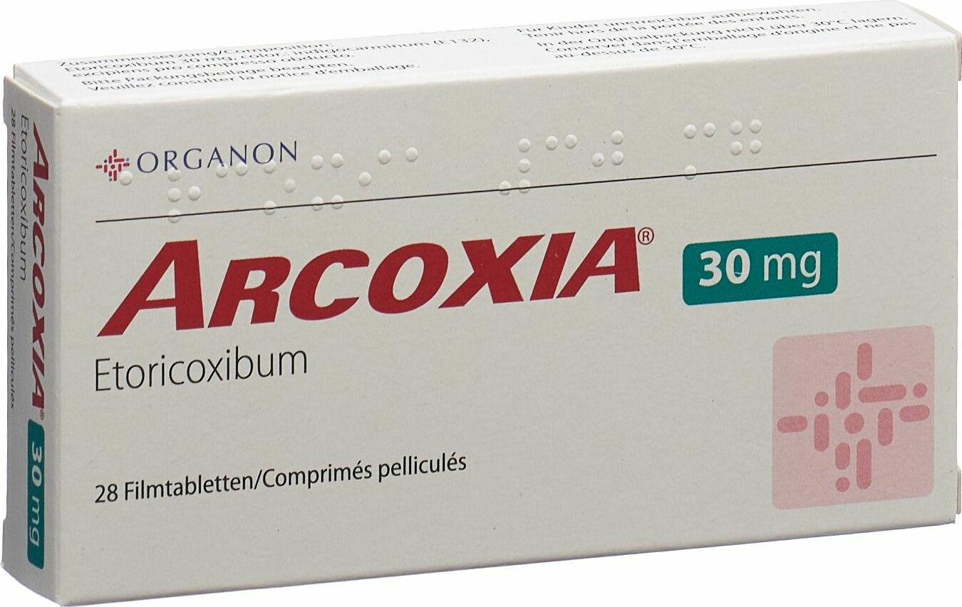 Arcoxia Filmtabletten 30mg 28 Stück in der Adler Apotheke