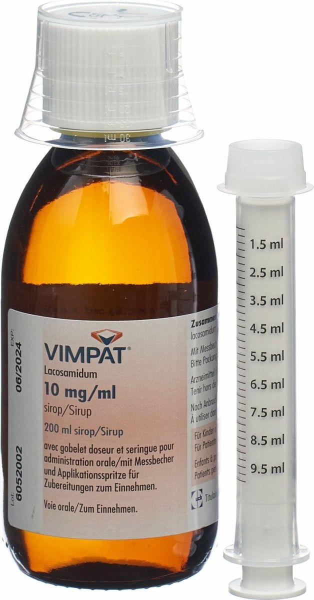 Vimpat Sirup 10mg/ml Flasche 200ml in der Adler Apotheke