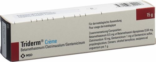 Triderm Creme Tube 15g in der Adler Apotheke