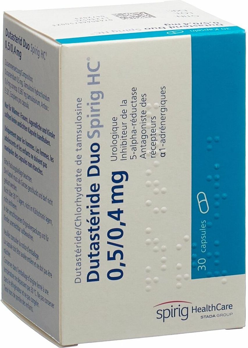 Dutasterid Duo Spirig HC Kapseln 0.5mg/0.4mg 30 Stück in der Adler Apotheke