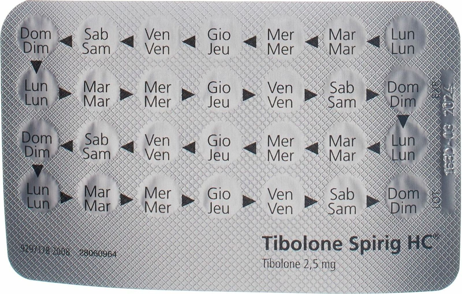 Tibolon Spirig HC Tabletten 2.5mg 3x 28 Stück in der Adler Apotheke