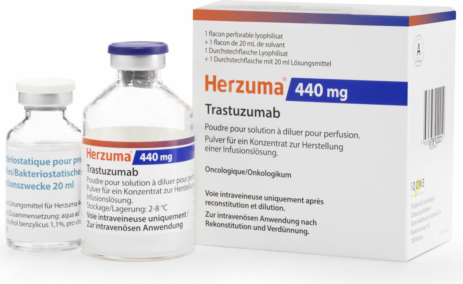 Herzuma Trockensubstanz 440mg C Solv Durchstechflasche in der Adler ...