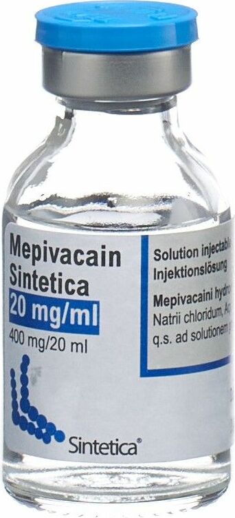 Mepivacain Sintetica Injektionslösung 2% Vial 20ml in der Adler Apotheke