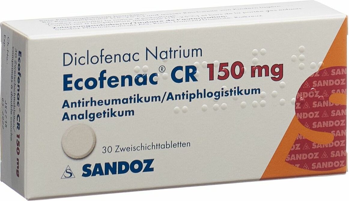 Ecofenac CR Tabletten 150mg 30 Stück in der Adler Apotheke