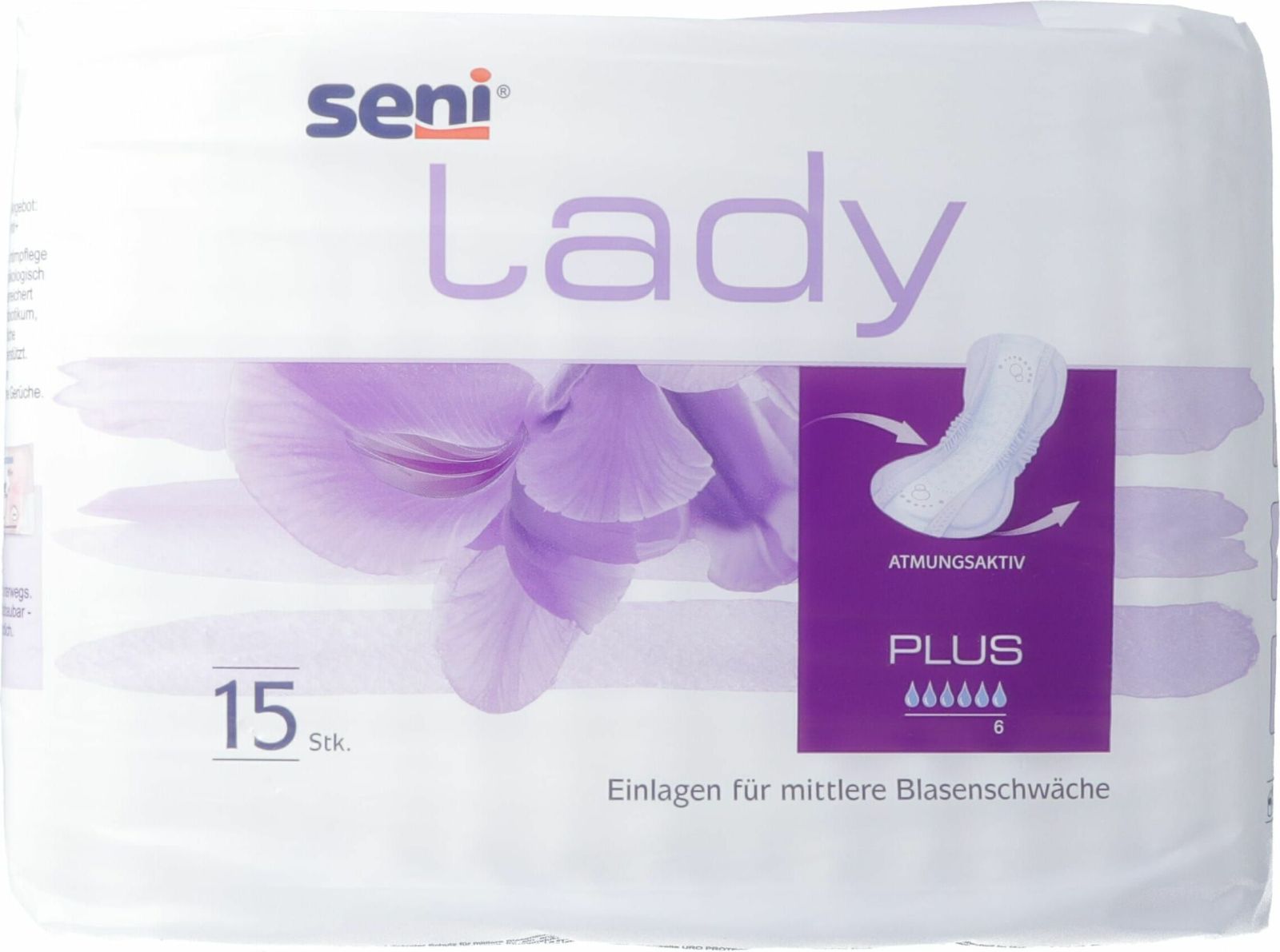 Seni Lady Plus Einlage 15 Stück in der Adler Apotheke