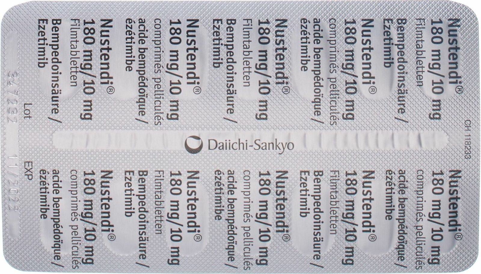 Nustendi Filmtabletten 180/10mg 28 Stück in der Adler Apotheke