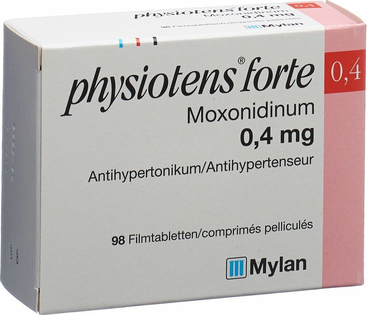Physiotens Forte Tabletten 0.4mg 98 Stück in der Adler Apotheke