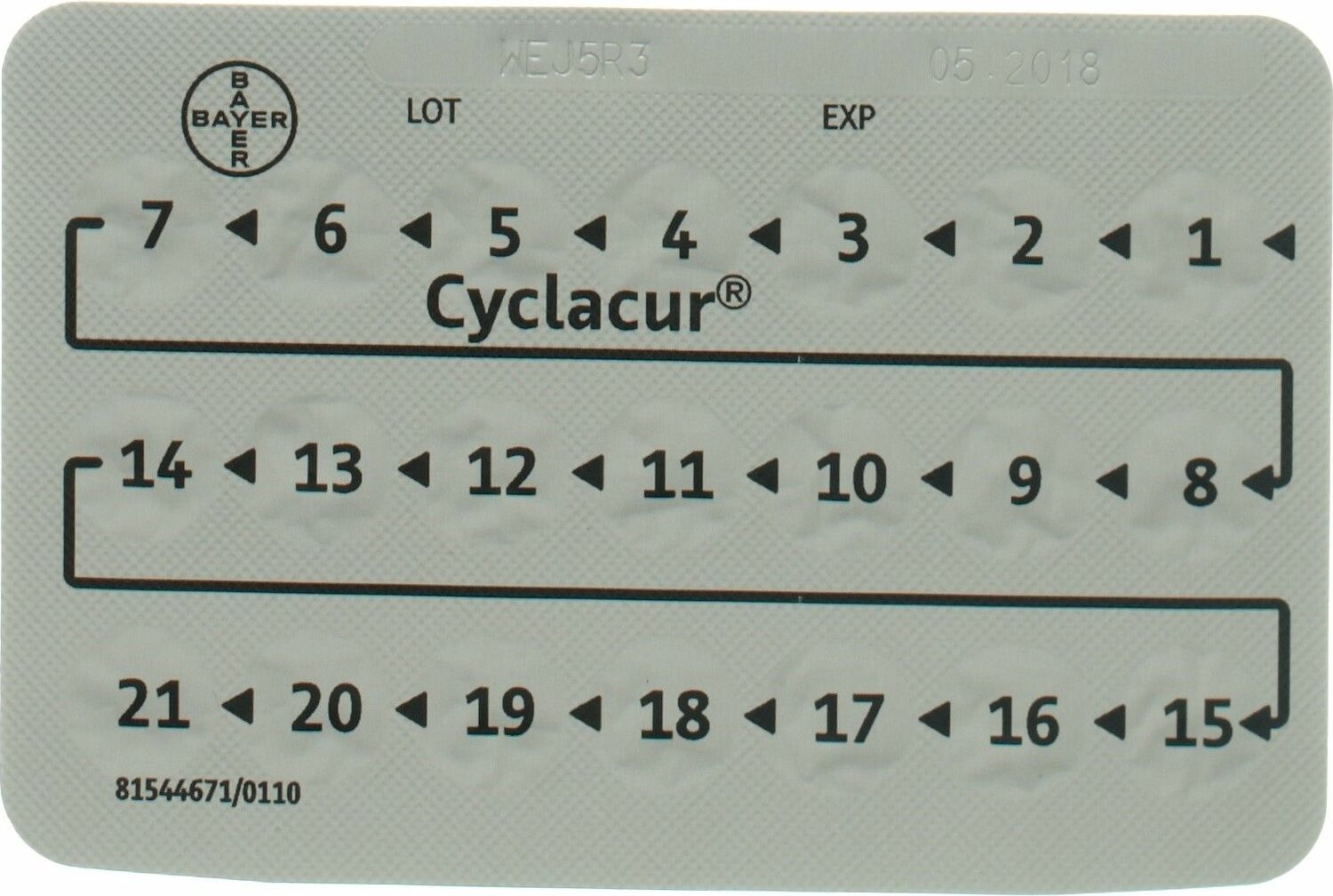 Cyclacur Dragees 3x 21 Stück in der Adler Apotheke