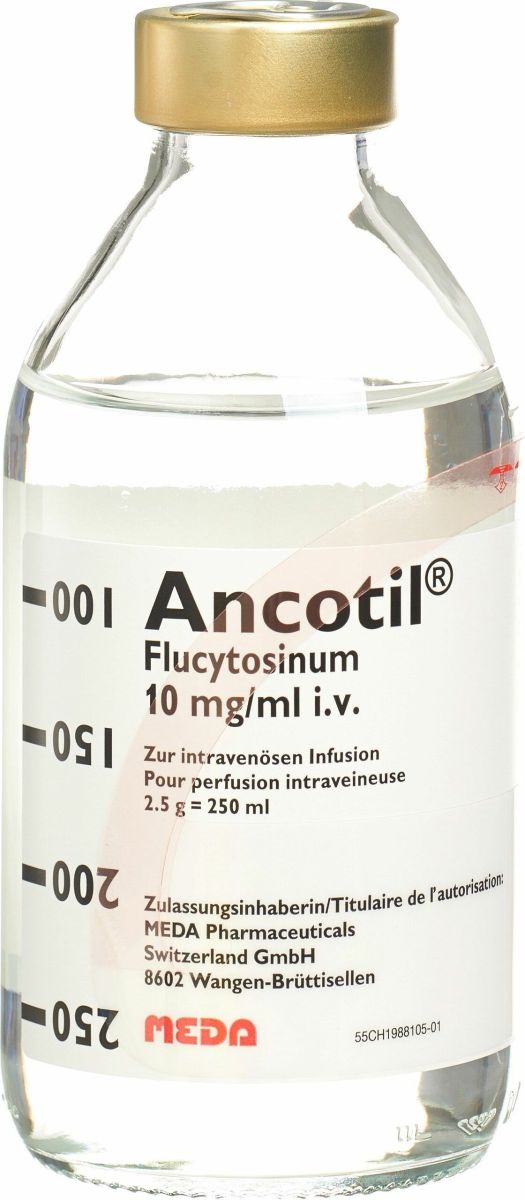 Ancotil Infusionslösung 1% 5x 250ml in der Adler Apotheke