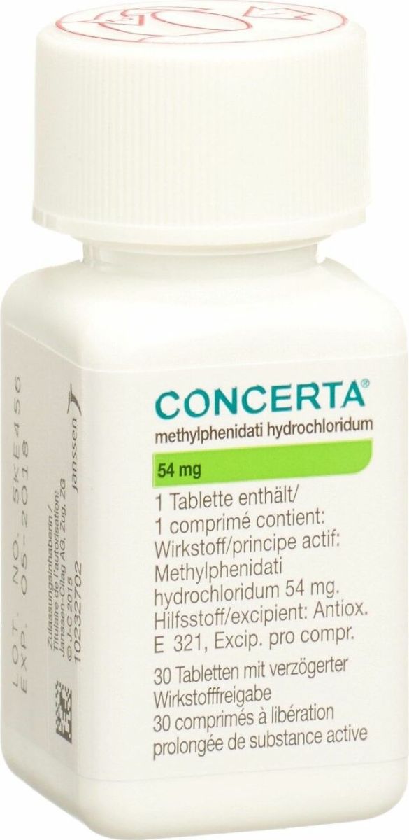 Concerta Tabletten 54mg 30 Stück in der Adler Apotheke