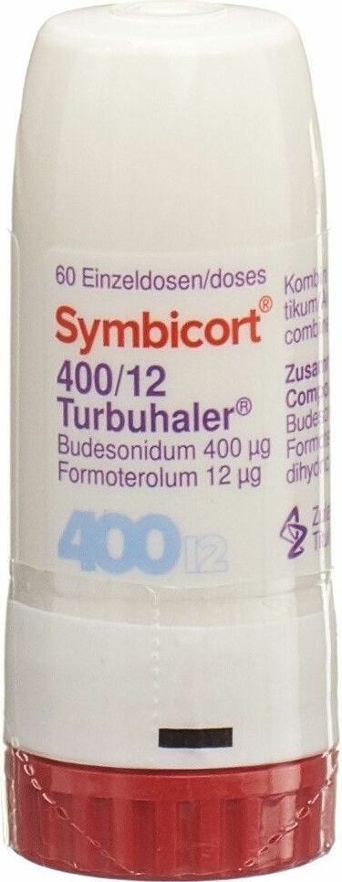Symbicort 400/12 Turbuhaler 60 Dos in der Adler Apotheke