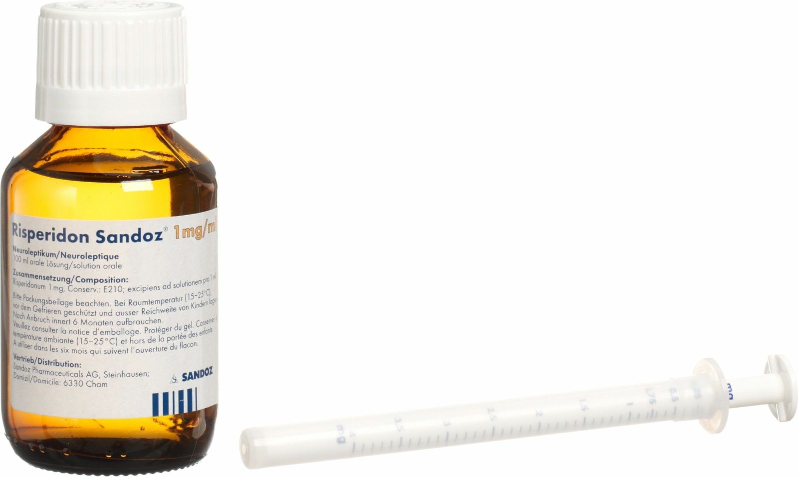 Risperidon Sandoz Lösung 1mg/ml 100ml in der Adler Apotheke