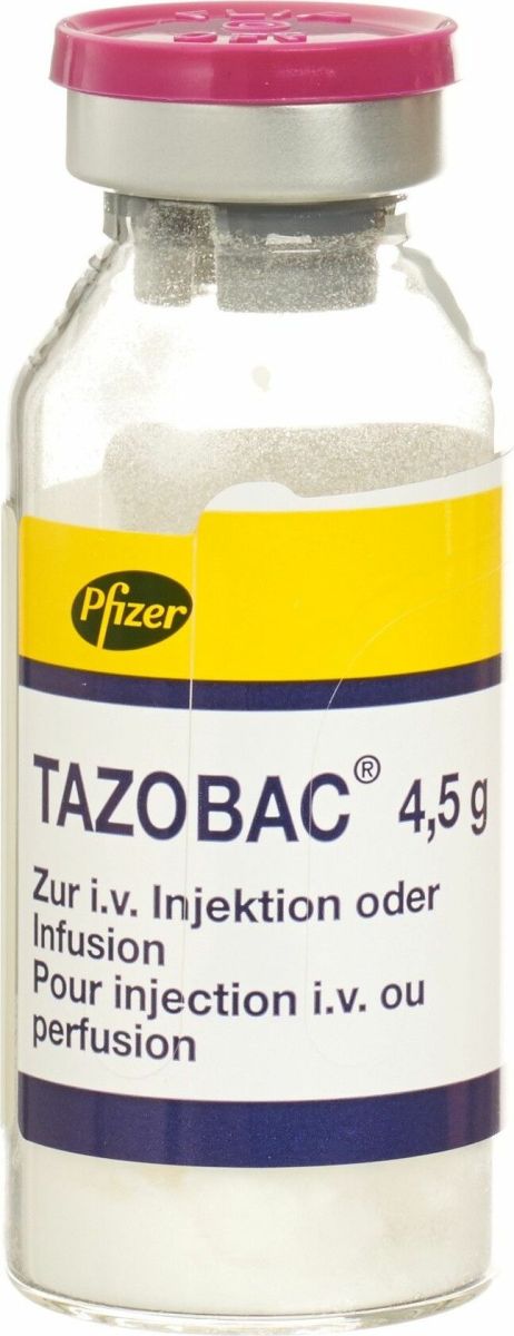 Tazobac Trockensubstanz 4.5g Durchstechflasche 12 Stück in der Adler ...
