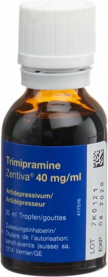 Trimipramine Zentiva Tropfen 40mg/ml 30ml in der Adler Apotheke