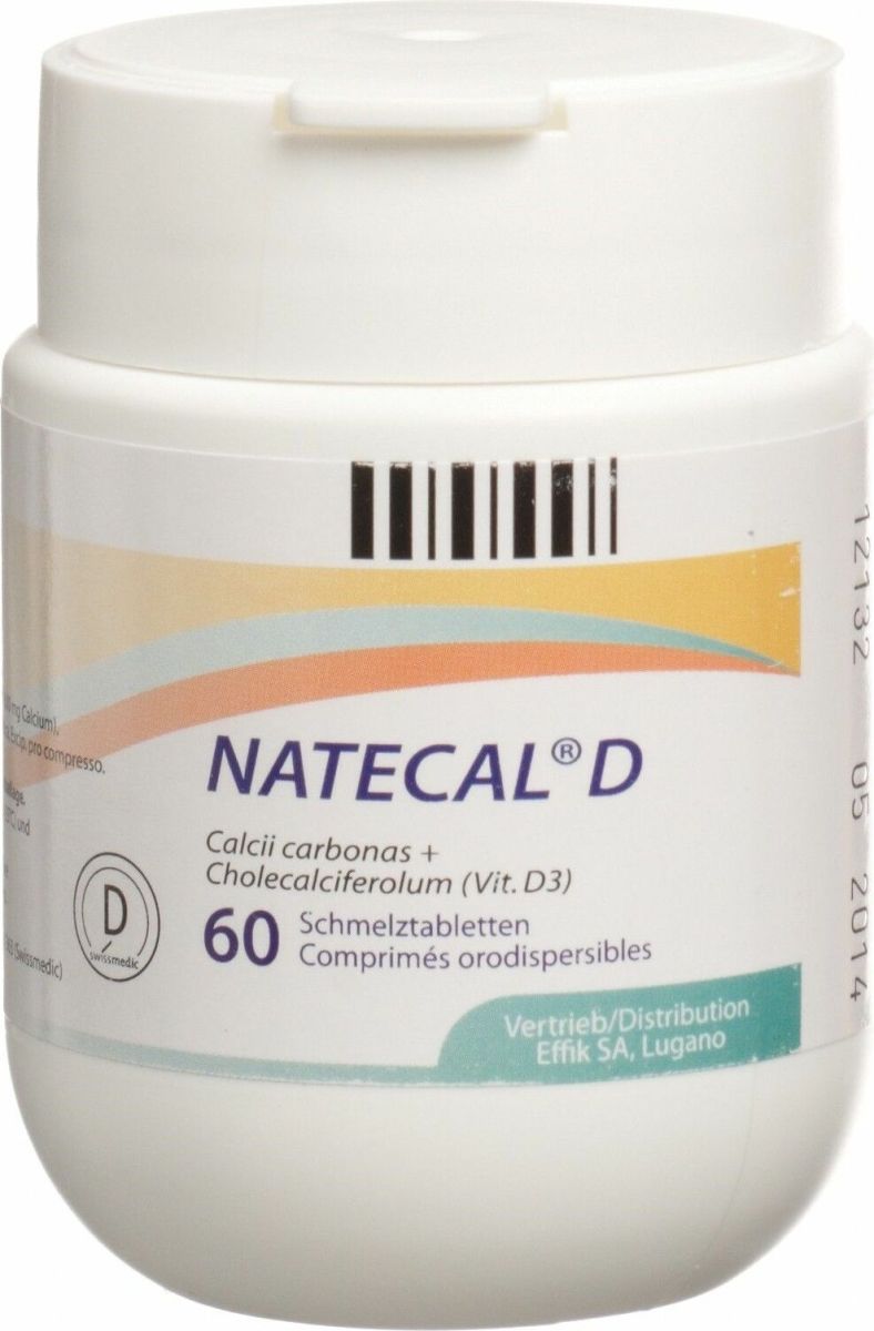 Natecal D Schmelztabletten 60 Stück in der Adler Apotheke