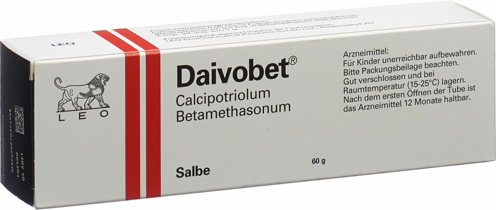 Daivobet Salbe Tube 60g in der Adler Apotheke