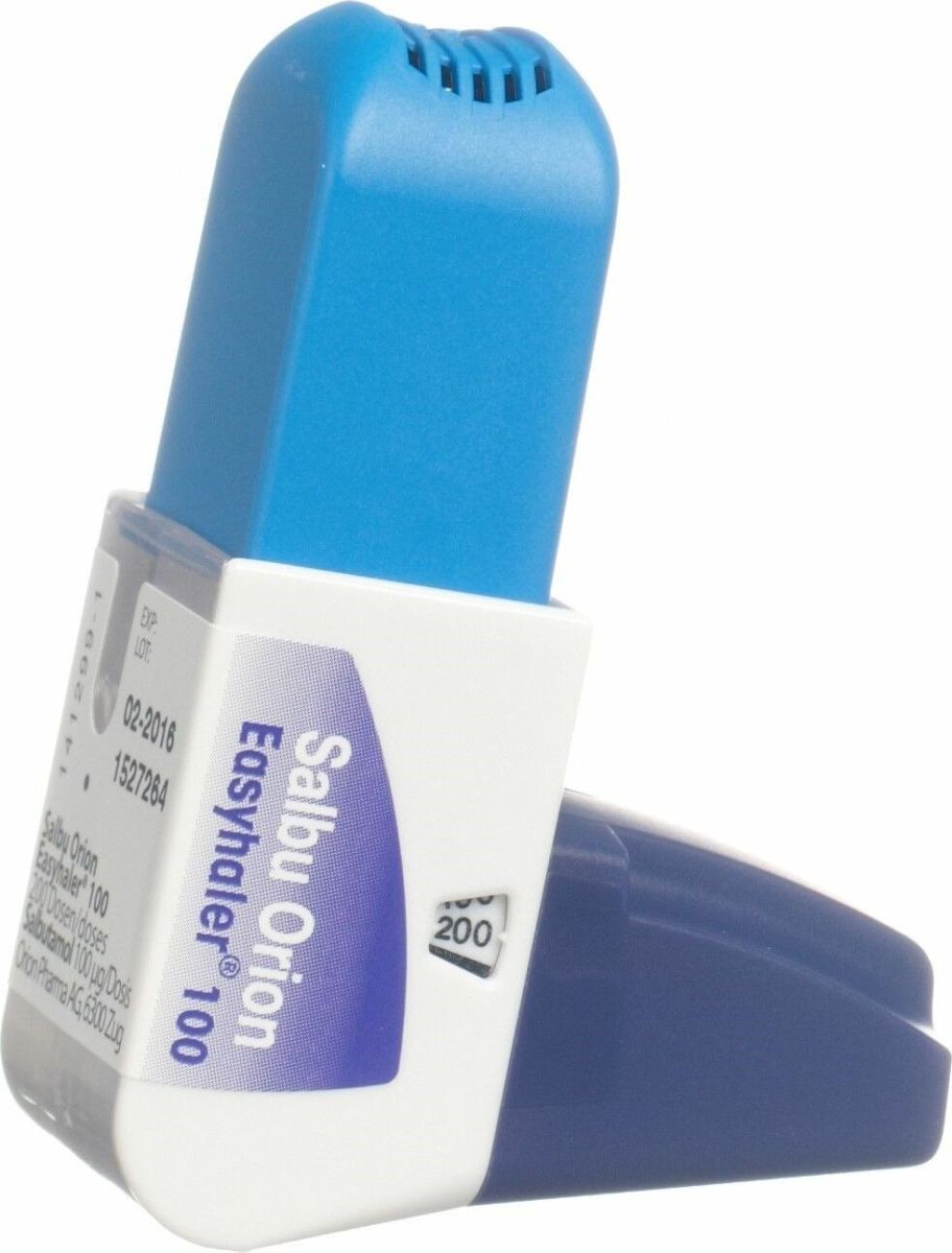 Salbu Orion Easyhaler 100 Inh Pulver 0.1mg 200 Dos in der Adler Apotheke