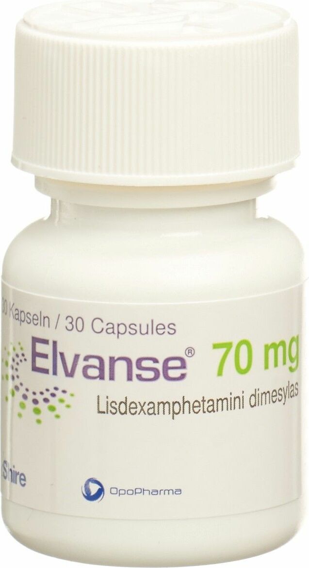 Elvanse Kapseln 70mg Flasche 30 Stück in der Adler Apotheke