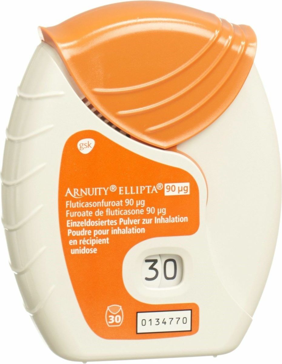 Arnuity Ellipta Inh Pulver 90mcg 30 Dos in der Adler Apotheke