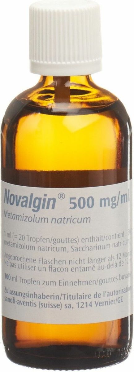 Novalgin Tropfen 0.5g/ml 100ml in der Adler Apotheke