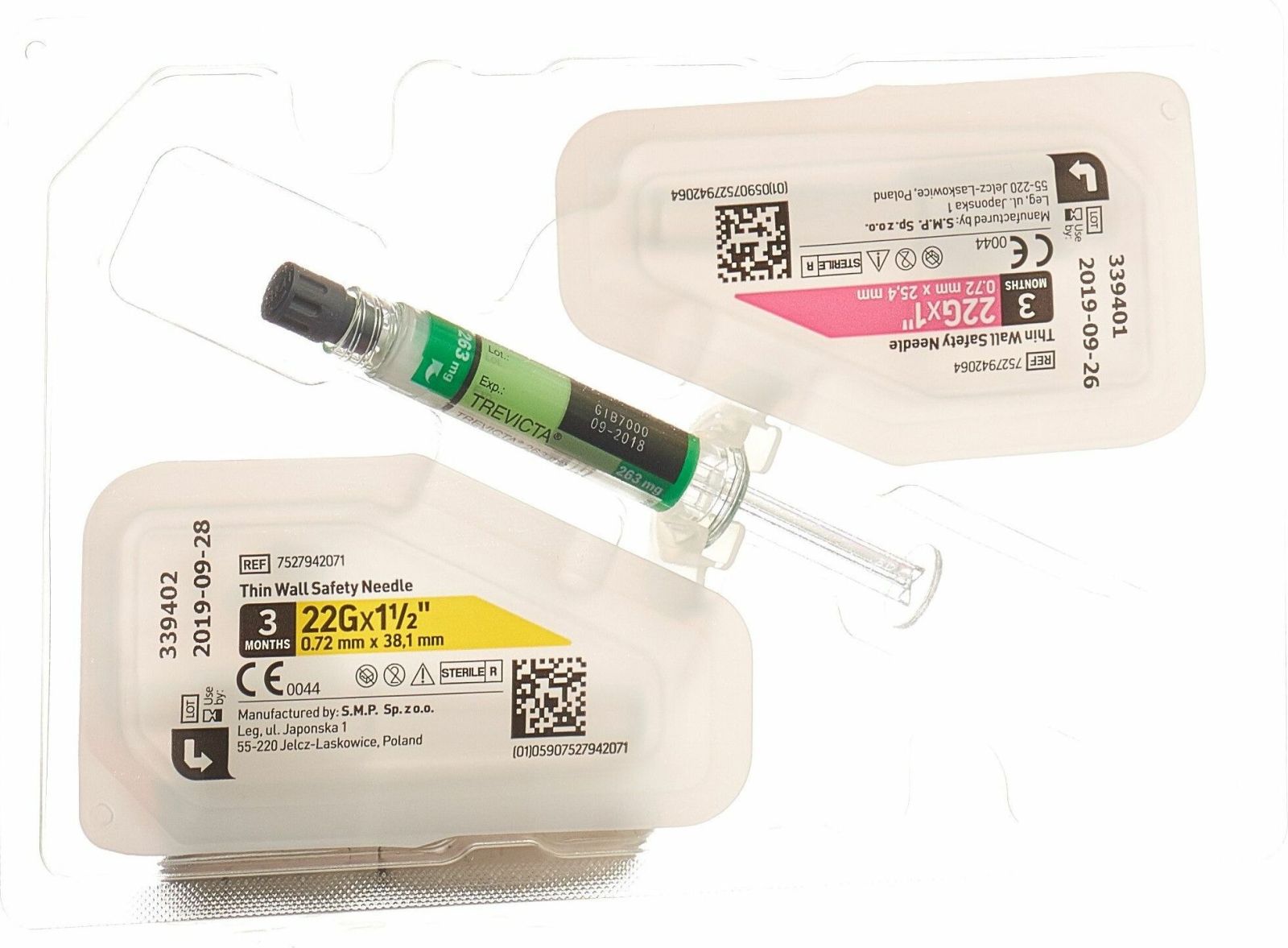 Trevicta Injektionssuspension 263mg/1.315ml Fertigspritze 1.315ml in ...