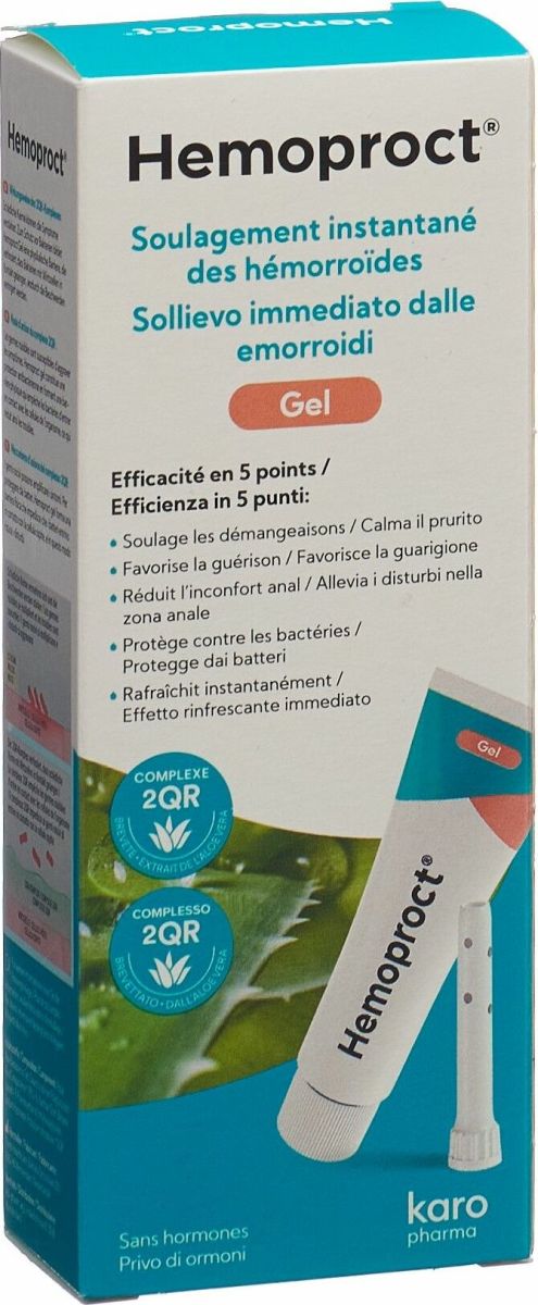 Hemoproct Tube de gel 37g in der Adler Apotheke