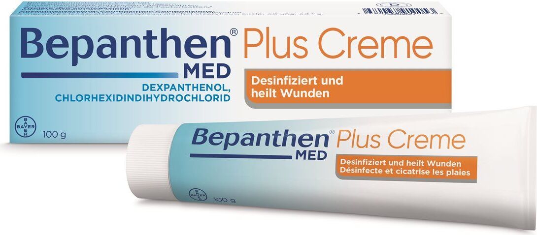 Bepanthen Med Plus Creme 5% Tube 100g in der Adler Apotheke