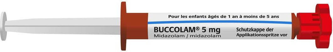 Buccolam Lösung 5mg/1ml Fertigspritzen 4 Stück in der Adler Apotheke