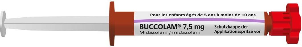 Buccolam Lösung 7.5mg/1.5ml Fertigspritzen 4 Stück in der Adler Apotheke