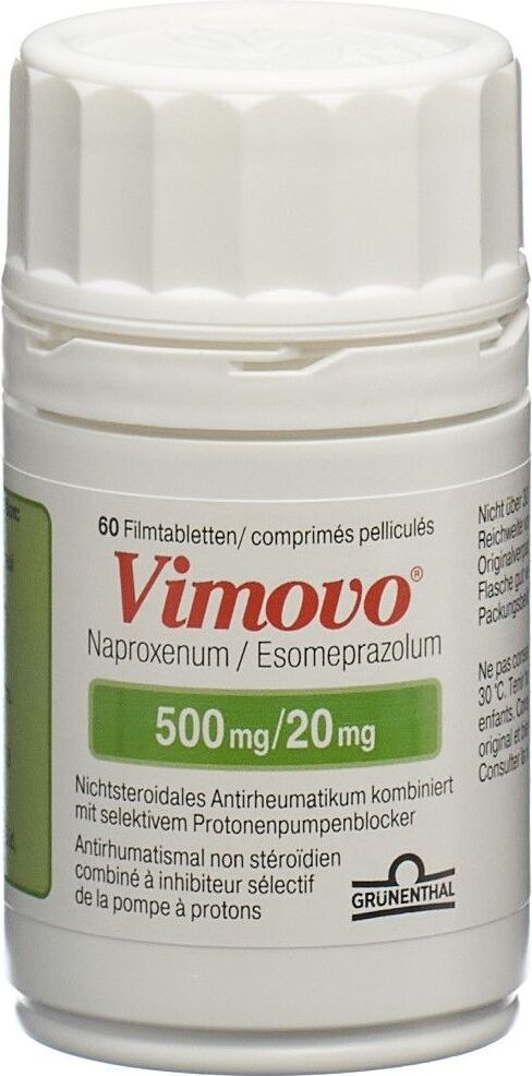 Vimovo Filmtabletten 500mg/20mg Dose 60 Stück in der Adler Apotheke