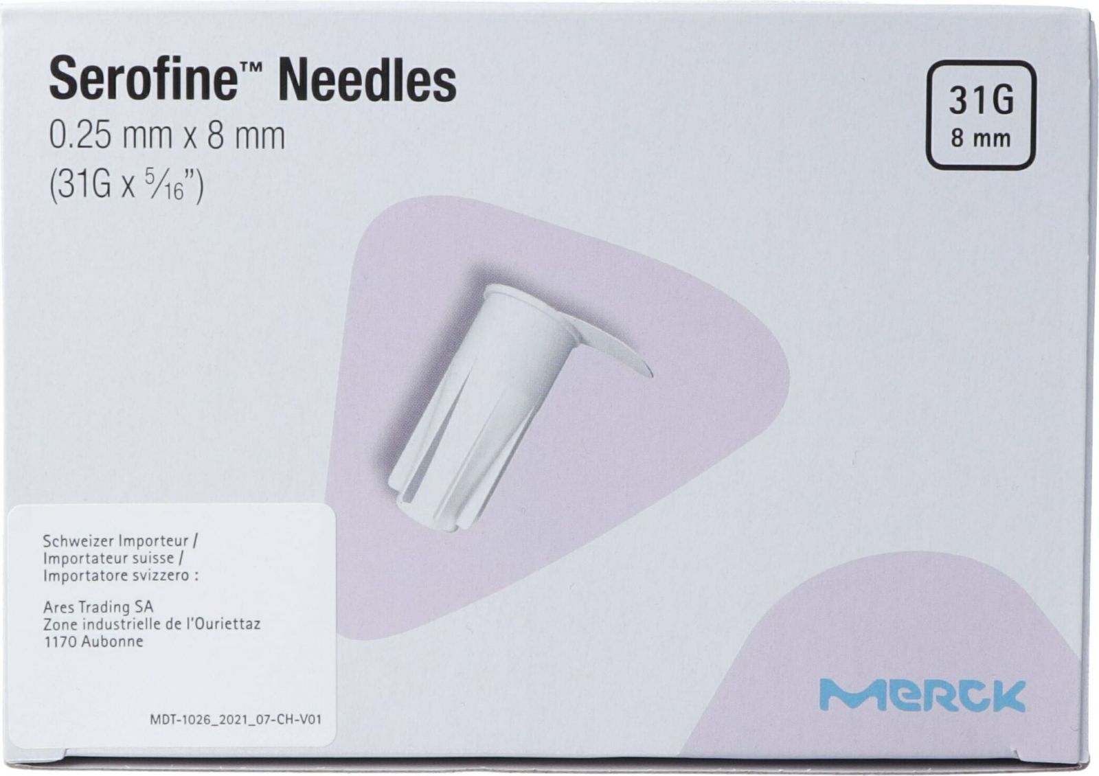 Serofine Needles 31g Easypod Autoinjektor 100 Stück in der Adler Apotheke