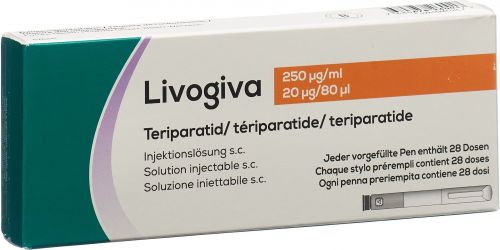 Livogiva Injektionslösung 20 Mcg/80mcl Fertpen in der Adler Apotheke