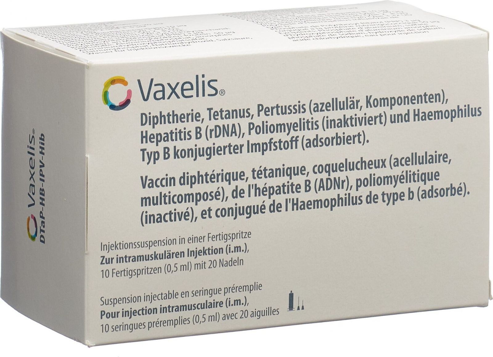 Vaxelis Injektionssuspension 10 Fertigspritzen 0.5ml in der Adler Apotheke