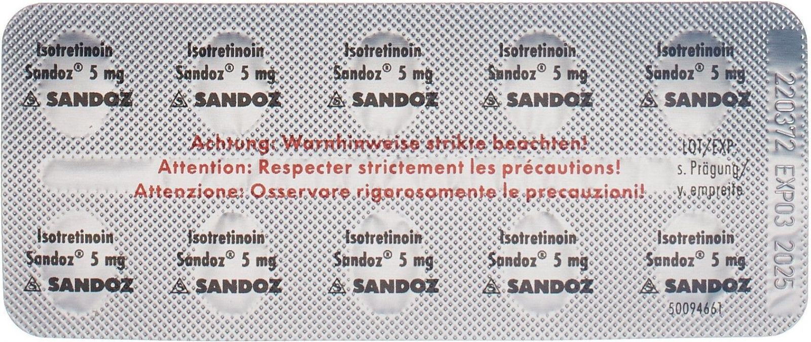 Isotretinoin Sandoz Solucaps 5mg 30 Stück in der Adler Apotheke