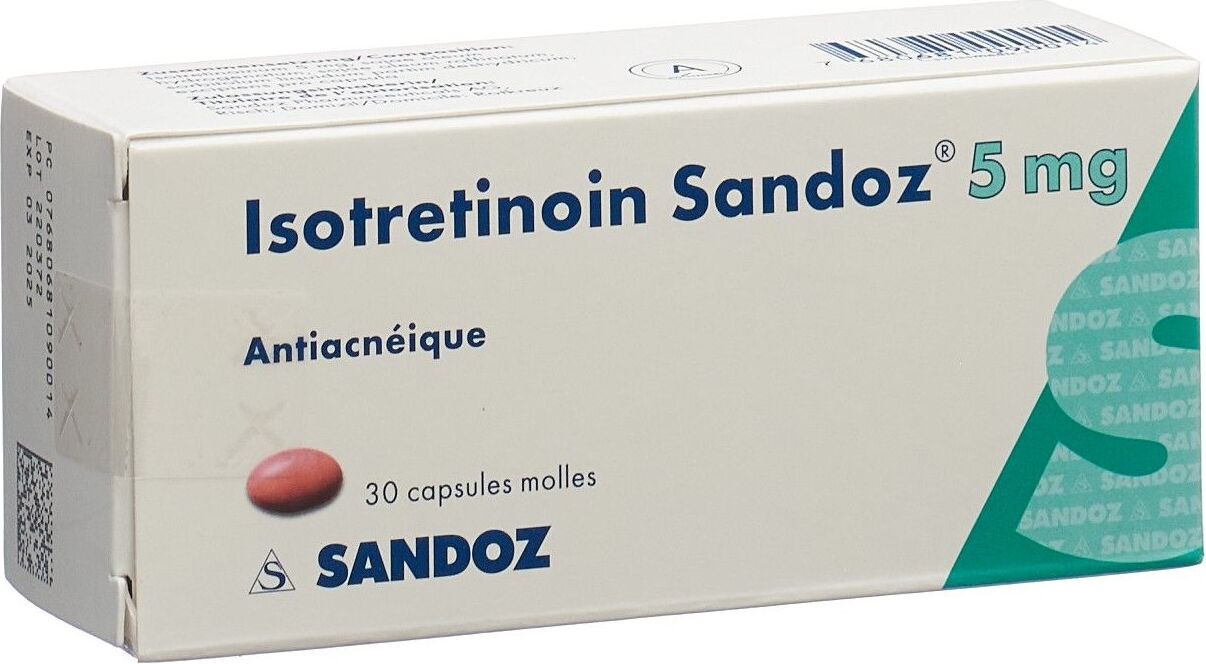Isotretinoin Sandoz Solucaps 5mg 30 Stück in der Adler Apotheke